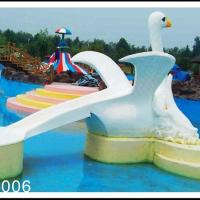 China Commercial Fiberglass Water Pool Slides with Interesting Cartoon Shaped for sale