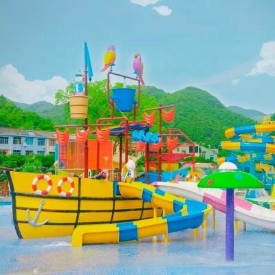 China Anti-static Fiberglass Boat Water Slide for Water Parks for sale