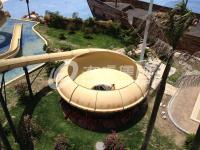 China Big Water Park Commercial Fiberglass Water Slides ,  Fiberglass Pool Slide for sale