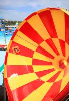 China Fiberglass Tornado Water Slides 30 Years Of Experience In Water Parks Vison for sale