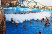 China Waterfun Big Surfing Tsunami Ocean Water Wave Pool With Waves Park Vacuum 3 Meters High for sale