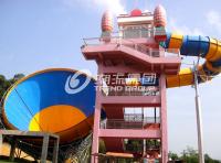 China Newest Design Amusement Fiberglass Water Slides for Adventure Water Park In China for sale