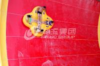 China Super Tornado Fiberglass Water Slides 14.6m Platform Height for Themed Adults for sale