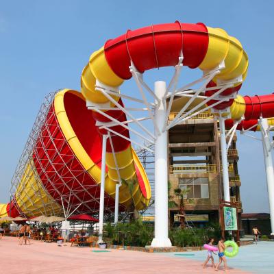 China Funny Giant Super Tornado Water Slide , Capacity 720 Riders Per Hour for Aqua Park for sale