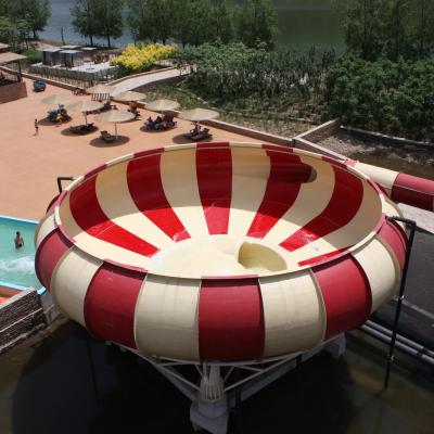 China Water Playground Equipment Fiberglass Water Slides / Super Bowl Water Slide for Theme Park for sale