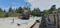 China Fiberglass Vison Boat Waterparks Slide Park Equipment  Anti-Skid for sale
