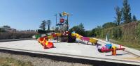 China Fiberglass Vison Boat Waterparks Slide Park Equipment  Anti-Skid for sale