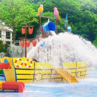 China Customzied Fiberglass Vison Boat Waterparks Slide Park Equipment Factory for sale