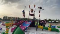China Customzied Fiberglass Vison Boat Waterparks Slide Park Equipment Factory for sale