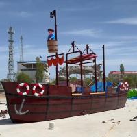 China Customzied Fiberglass Vison Boat Waterparks Slide Park Equipment Factory for sale