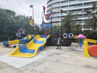 China Customzied Fiberglass Vison Boat Waterparks Slide Park Equipment Factory for sale