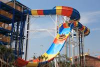 China Upgrade Your Water Park with Durable Fiberglass Water Slides Designed for boomerang slide for sale
