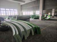 China FRP Custom Water Slides Toboggan 6 People Fiberglass Family Slide Aqua Park Equipment Factory for sale