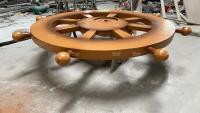 China IP Sculpture Fiberglass Vison Waterparks Playground Equipment Spray mushroom Aqua Play For Amusement Park Games for sale