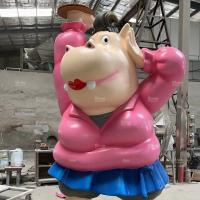 China IP Sculpture Fiberglass Vison Waterparks Playground Equipment Spray mushroom Aqua Play For Amusement Park Games for sale