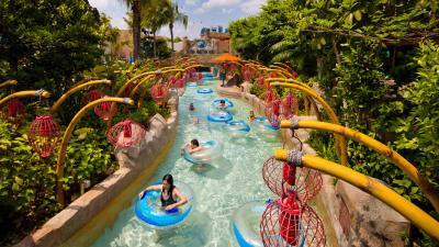 China Customized Waterfall Vison Waterparks Playground Equipment Spray Lazy river Equipment For Amusement Park Games for sale