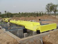 China Durable Fiberglass Boomerang Water Slide with 18.75m Height and 1080 Riders/Hour Capacity for Water Parks for sale