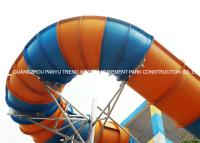 China Customized Adults Fiberglass Water Park Tornado Slide 14.6m Height for Water Park for sale