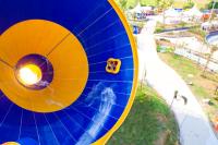 China Custom Tornado Water Slides with Fiberglass Construction, 720 Riders Per Hour, and 14.6m Platform Height for Water Attractions for sale
