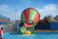 China Big Fiberglass Water Slides Family Water Park Aqua Park Amusement for sale