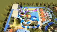 China Water Park Fiberglass Super Swing Adult Kids Water Slides Group Slide for sale