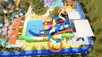China Water Slides Group A SpectraTower 6-in-1 Multi-Generation Slide Complex for sale