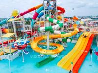 China CE ISO Certified Aqua Playground with Customizable Water Play Themes, Safe Fun Interactive Slides, and Hot-Dip Galvanized Steel Columns for sale