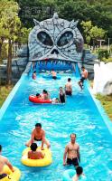 China Fiberglass Aqua Park Equipment For Hotel Lazy River , Family On Summer Vacation in Aqua Park for sale