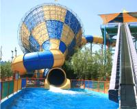 China Tornado Slide Fiberglass Water Slide with 4-Person Raft 720 Riders/Hour and Hot-Dip Galvanized Steel for sale