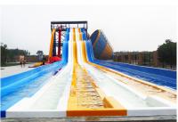 China Multi-Lane Rainbow Water Slide with Fiberglass Flume and Hot-Dip Galvanized Steel for High Throughput for sale