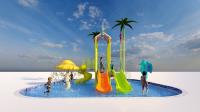 China Ocean Style Theme Aqua Playground with Foldable And Lightweight Design for More Than 10 Years Service Life for sale