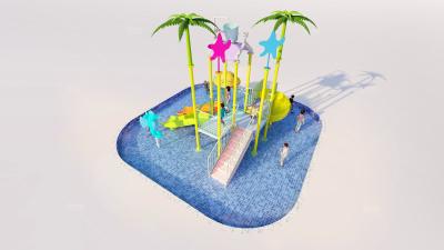 China Ocean Style Theme Aqua Playground with Foldable And Lightweight Design for More Than 10 Years Service Life for sale