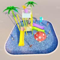 China Outdoor Durable Kids Water Playground with Non-toxic BPA-free Materials, Lightweight Foldable Design, and 11.5*12.5*6.5m Size for Family Fun for sale