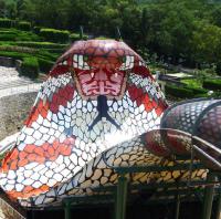 China King Cobra Fiberglass Water Slide with 16.4m Platform Height, 480-Person Capacity, and Hot-Dip Galvanized Steel Structure for sale