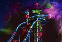China Sky Fall Water Slide with 25m Platform Height, 480-Person Capacity and Hot-Dip Galvanized Steel Structure for sale