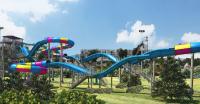 China Flying Dragon Fiberglass Water Slide with 13m Platform Height, 360 Persons/Hour Capacity, and Hot-Dip Galvanized Steel Structure for sale