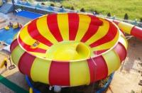 China Bowl Water Slide with 13.5m Platform Height, 480-Person Capacity, and Hot-Dip Galvanized Steel Structure for sale