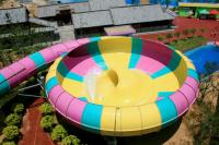China Bowl Water Slide with 13.5m Platform Height, 480-Person Capacity, and Hot-Dip Galvanized Steel Structure for sale