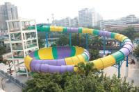 China Bowl Water Slide with 13.5m Platform Height, 480-Person Capacity, and Hot-Dip Galvanized Steel Structure for sale
