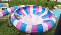 China Bowl Water Slide with 13.5m Platform Height, 480-Person Capacity, and Hot-Dip Galvanized Steel Structure for sale