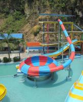 China Space Bowl Water Slide with 8.5m Bowl Diameter, 180 persons/h Capacity, and 10.65m Platform Height for sale