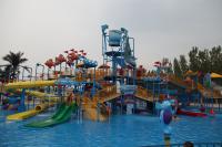 China Super Water Play Structure with Hand-laid Fiberglass Flume and Hot-dip Galvanized Steel Structure for Turnkey Support for sale