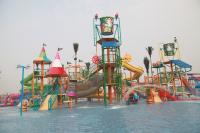 China Super Water Play Structure with Hand-laid Fiberglass Flume and Hot-dip Galvanized Steel Structure for Turnkey Support for sale