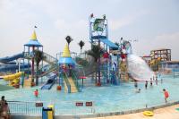 China Super Water Play Structure with Hand-laid Fiberglass Flume and Hot-dip Galvanized Steel Structure for Turnkey Support for sale