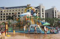 China Medium Water Play Structure with Hand-laid Fiberglass Flume and Hot-dip Galvanized Steel Structure | Turnkey Support Water Park Equipment for sale