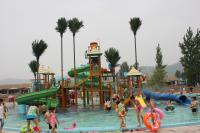 China Medium Water Play Structure with Hand-laid Fiberglass Flume and Hot-dip Galvanized Steel Structure for Water Park Equipment with Turnkey Support for sale