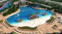 China PLC Controlled Pneumatic Wave Pool with Hot-dip Galvanized Steel Structure and 10+ Wave Patterns for sale