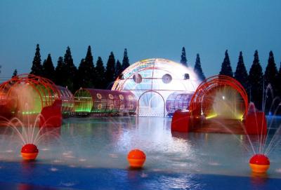 China Crab Maze Water Park Attraction with Hot-Dip Galvanized Steel Structure, Corrosion-Resistant Pump, and Modular Prefabricated Components for sale