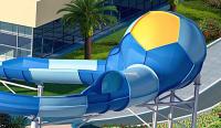 China Mini Cyclone Ball Slide with Ball-Shaped Cyclone Chamber and Low Platform for Safe Independent Riding - All-Fiberglass FRP Construction for sale
