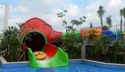 China Mini Cyclone Ball Slide with Ball-Shaped Cyclone Chamber and Low Platform for Safe Independent Riding - All-Fiberglass FRP Construction for sale